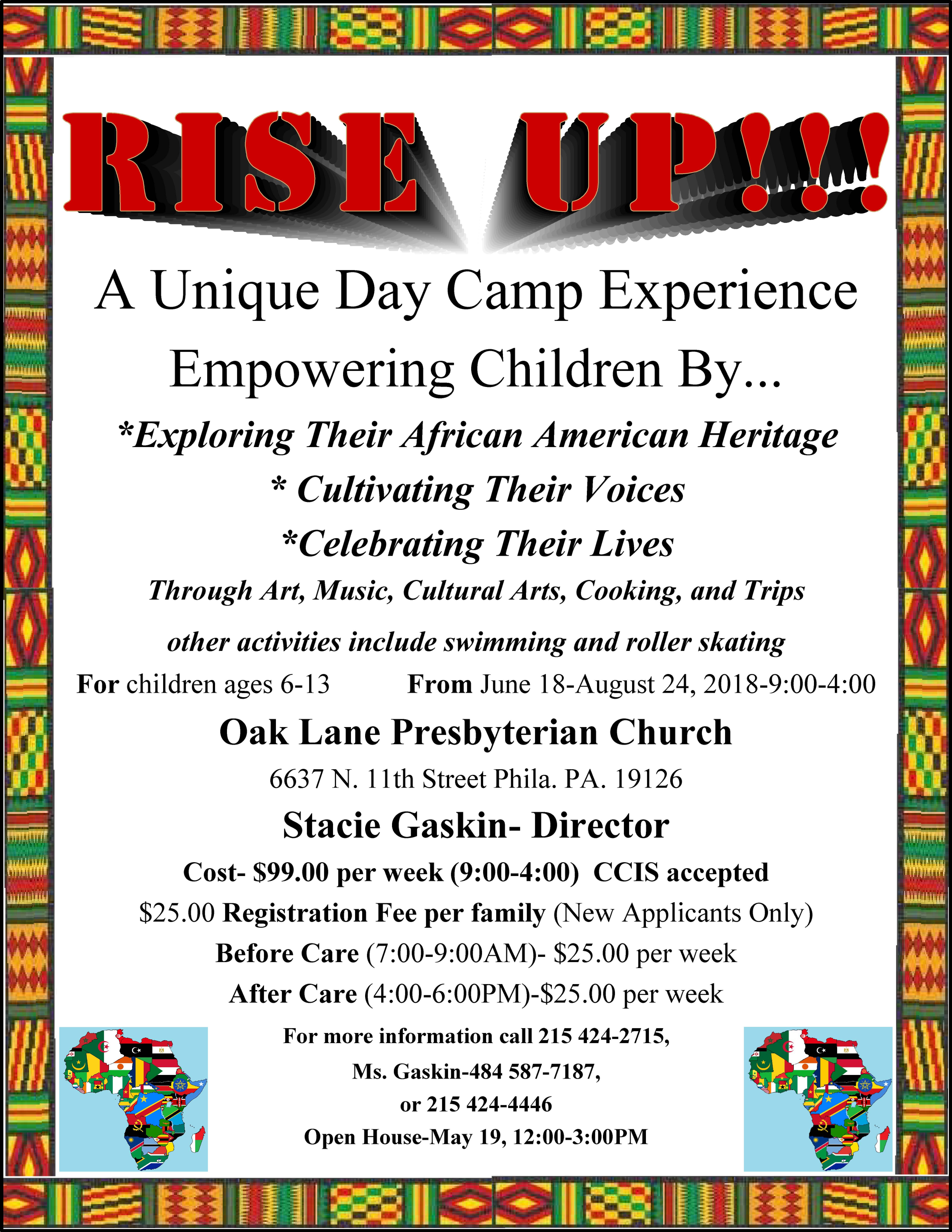 OLASP Summer Camp | The Oak Lane Presbyterian Church